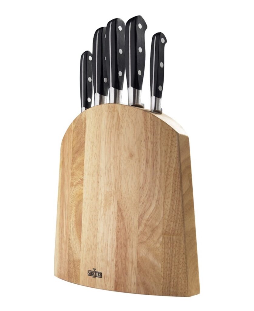 v Sabatier 5 Piece Knife Block - Legacy Silverware